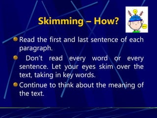 Skimming and-scanning | PPT