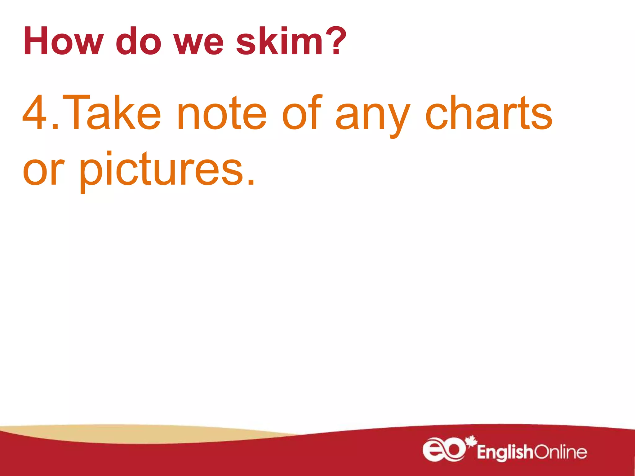 Skimming and scanning | PPTX