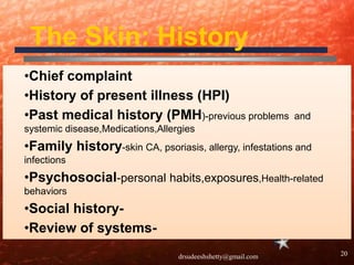 Skin Examination | PPTX