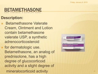 DRUGS USED IN SKIN | PPTX