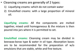 Skin care products, row material of skin care products | PPTX