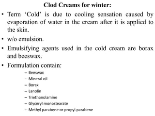 Skin care products, row material of skin care products | PPTX