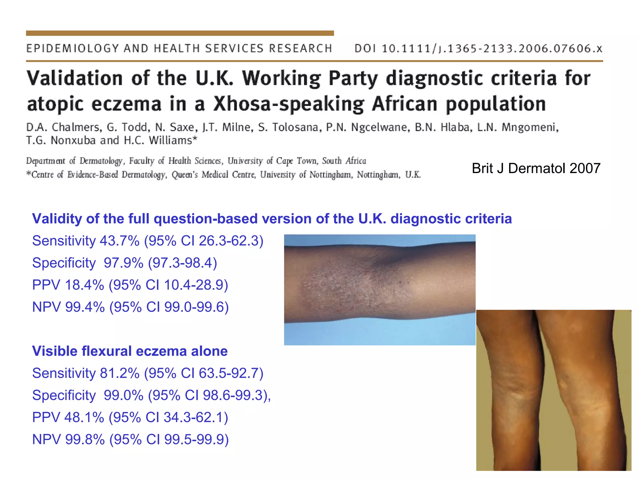 Allergic skin diseases in tropical areas | PPT