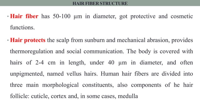 Cosmetic Science- Hair and Skin | PPTX