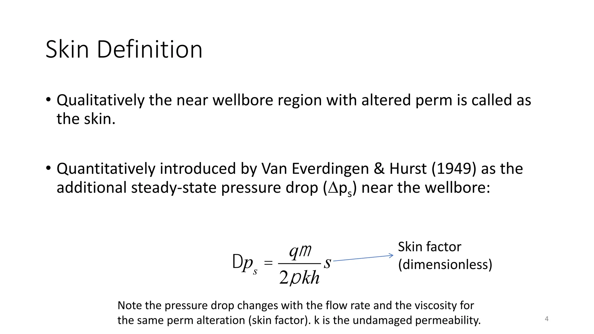This presentation is about Skin important for reservoir engineering | PDF