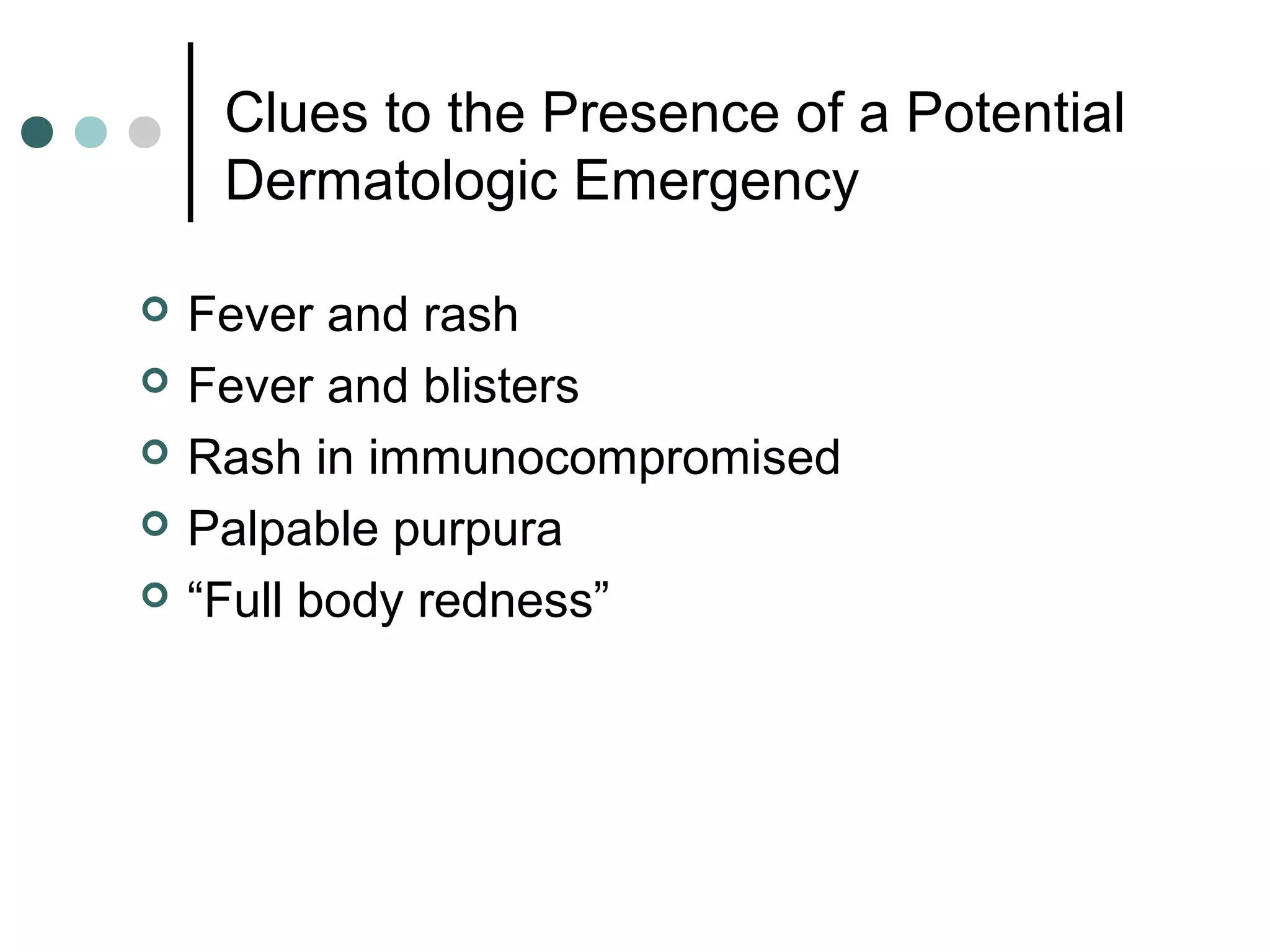 Skin Emergency | PPT