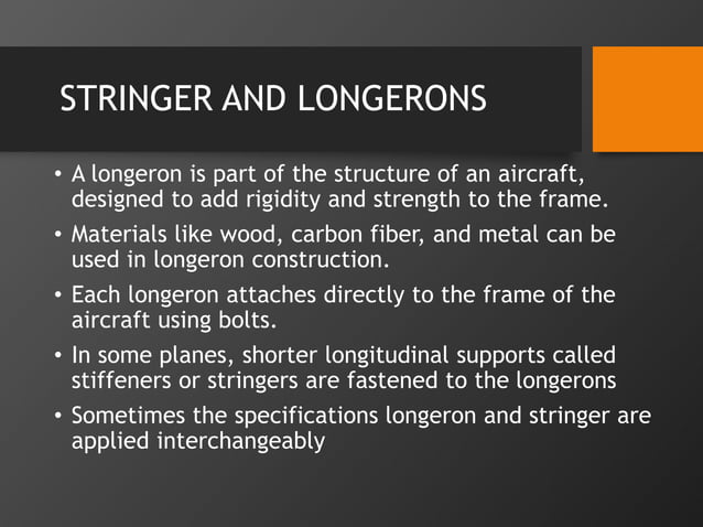 Skin stringers-in-an-aircraft | PPTX | Technology & Computing