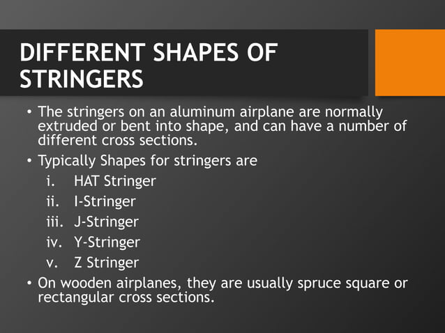 Skin stringers-in-an-aircraft | PPTX | Technology & Computing