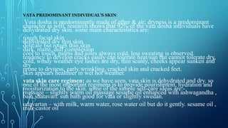 SKIN According to Dosha - Dr. Shilpa Yerme.pptx