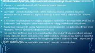 SKIN According to Dosha - Dr. Shilpa Yerme.pptx