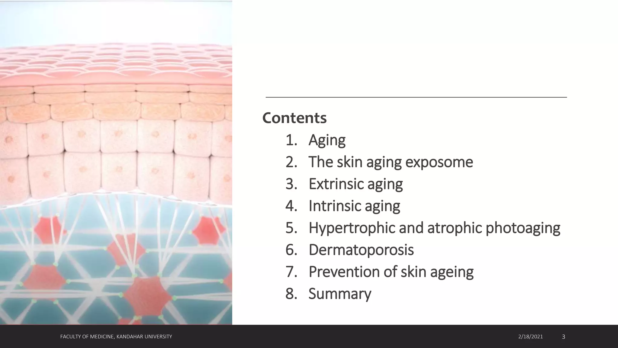 Skin ageing | PPTX