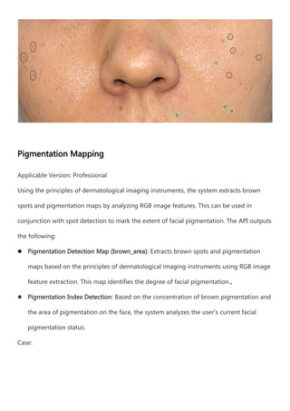 AILabTools Skin Analysis API: Features and Functions Overview | PDF | Skin and Dermatology ...