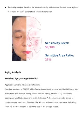 AILabTools Skin Analysis API: Features and Functions Overview | PDF