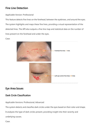 AILabTools Skin Analysis API: Features and Functions Overview | PDF | Skin and Dermatology ...