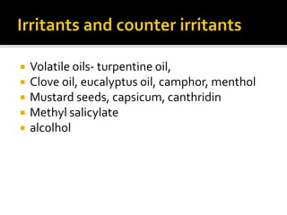 Skin and mucous membrane drugs | PPTX