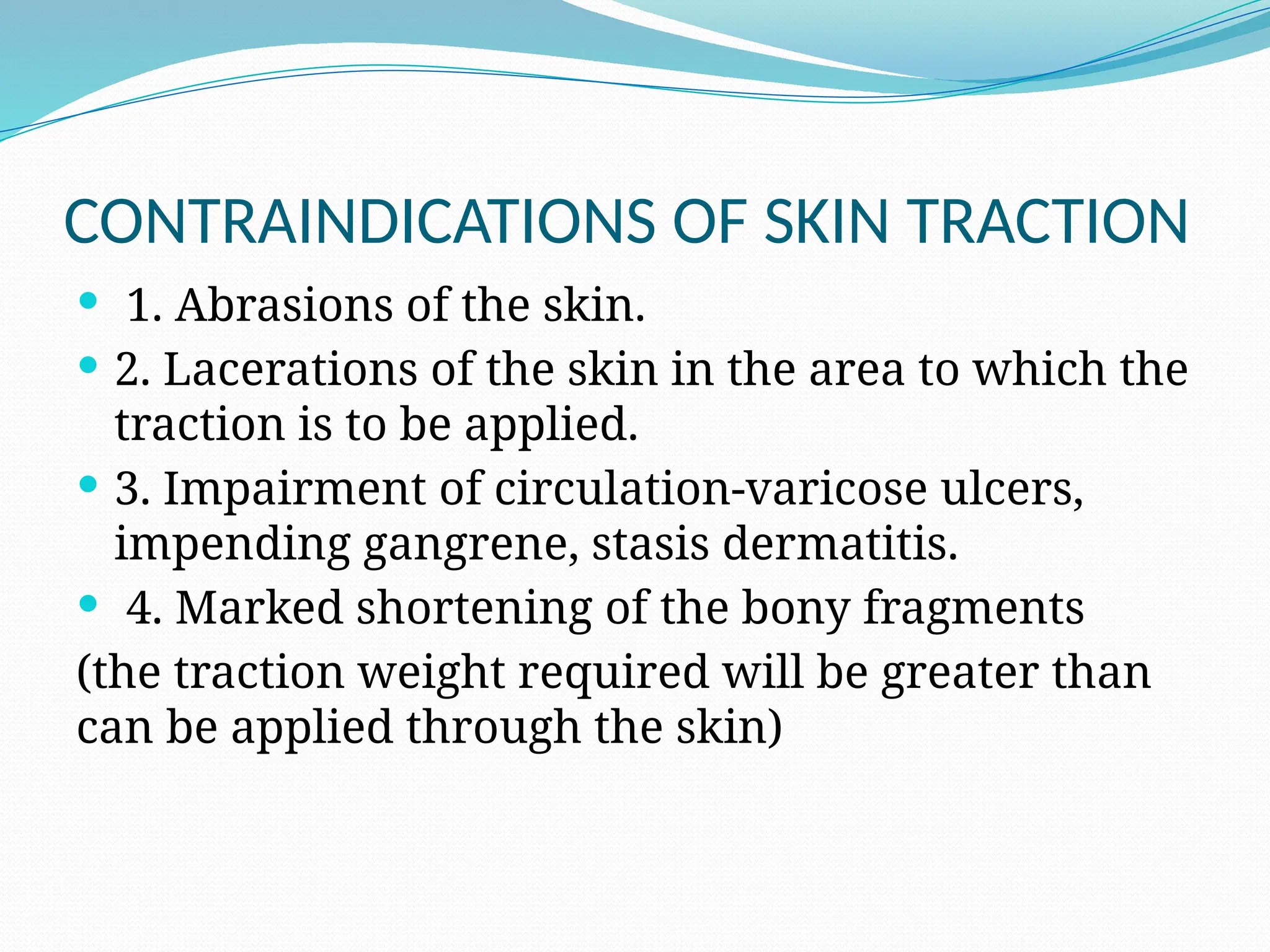 SKIN AND SKELETAL TRACTION orthopaedics | PPTX