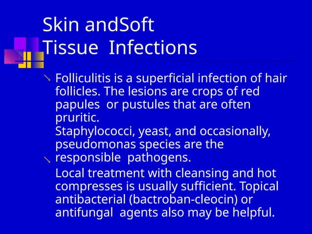 skin and soft tissue infection related to microbiology | PPTX ...