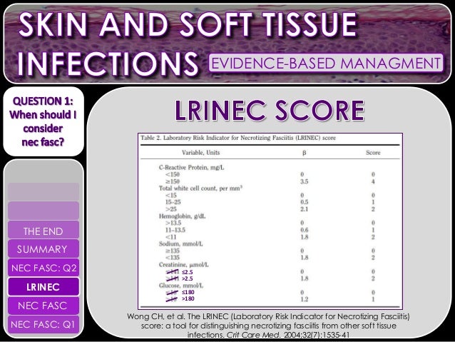 Skin and Soft Tissue Infections