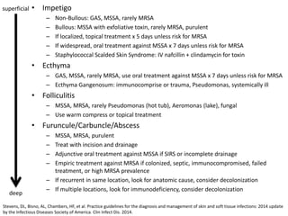 Skin and soft tissue infections | PPTX