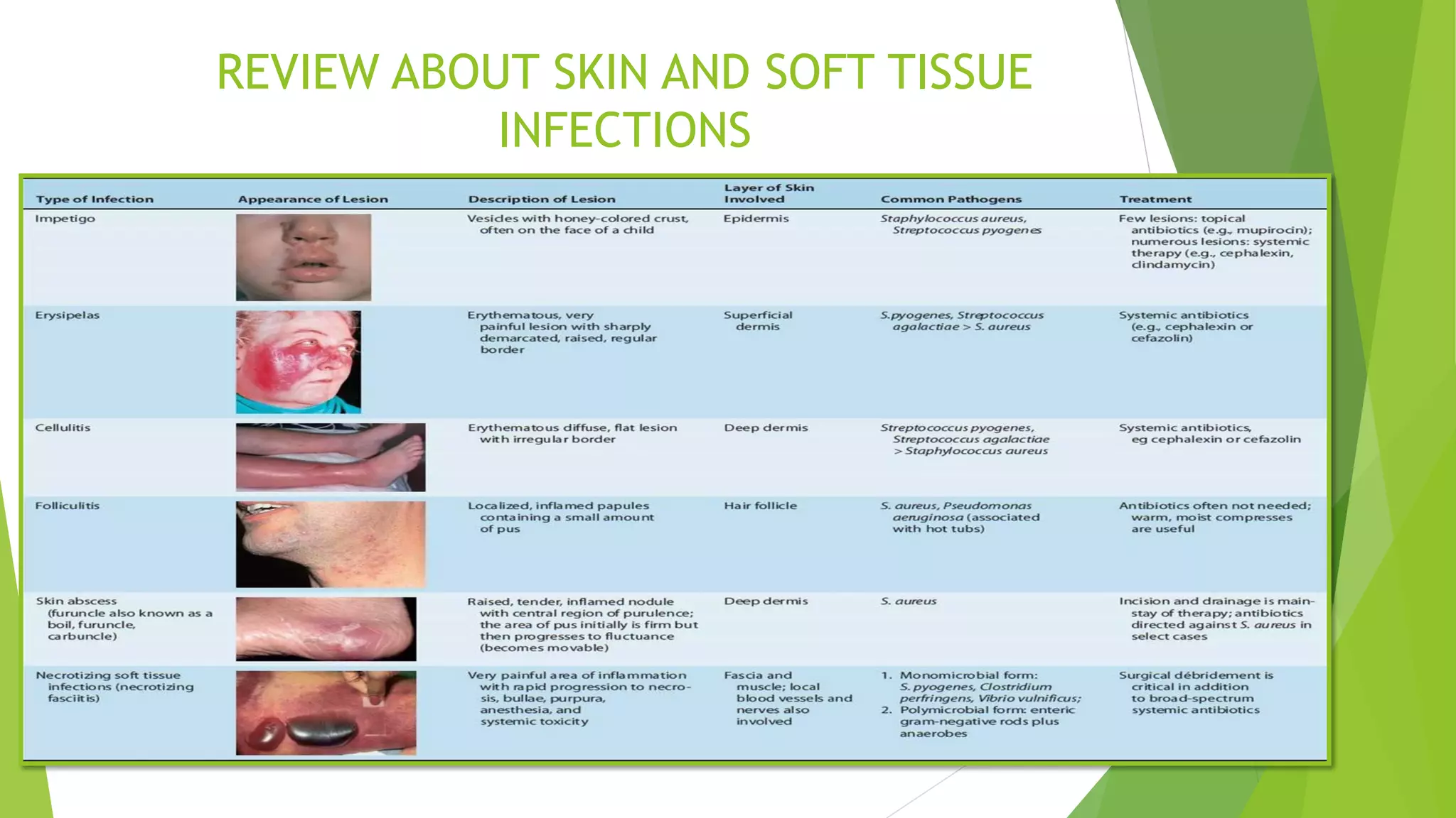 Skin and soft tissue infections | PDF