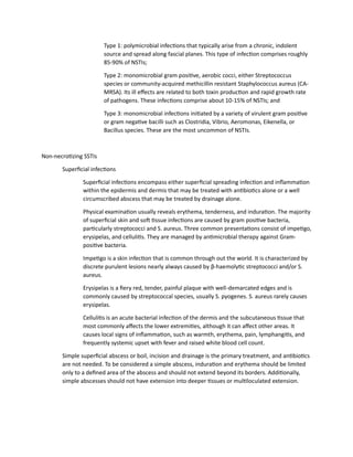 Skin and Soft tissues infections for plastic surgeons | PDF