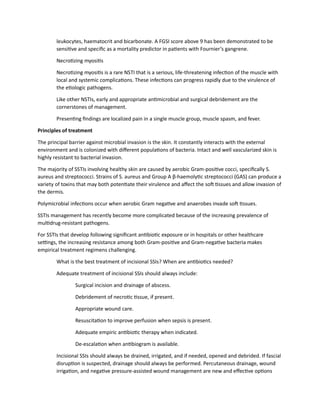 Skin and Soft tissues infections for plastic surgeons | PDF