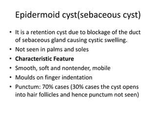 skin and subcutaneous swelling presentation | PPTX
