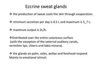 Skin as a Thermoregulatory Organ | PPTX