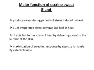 Skin as a Thermoregulatory Organ | PPTX