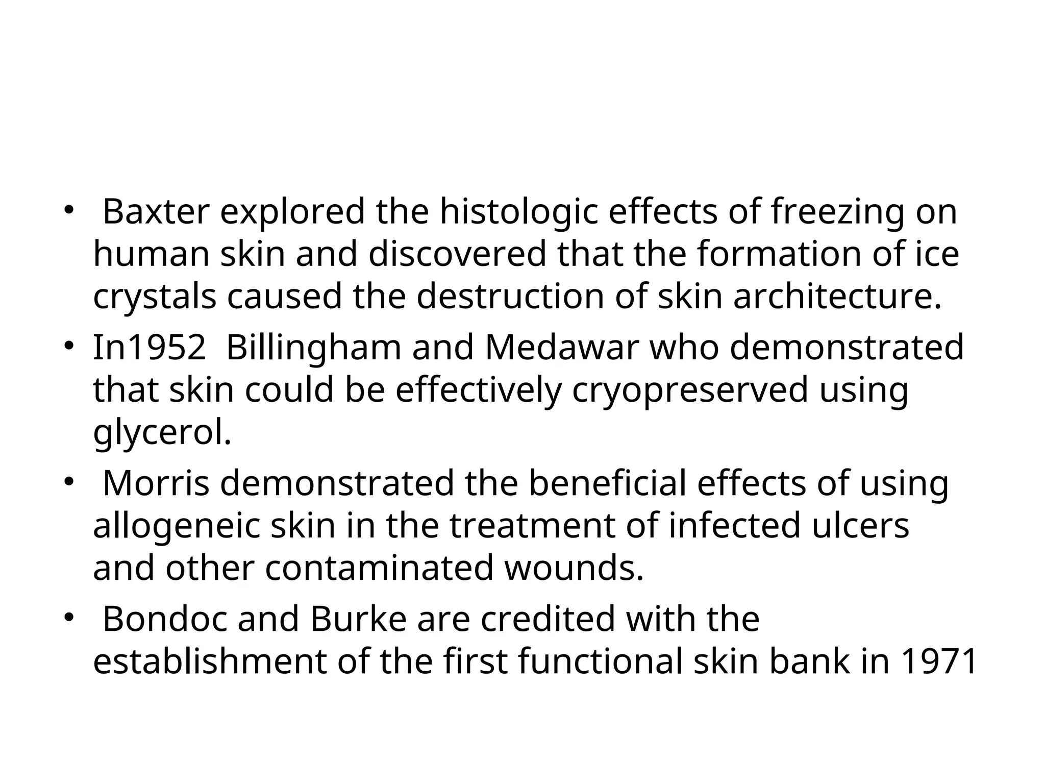 skin banking in burns and plastic surgery in ward | PPT