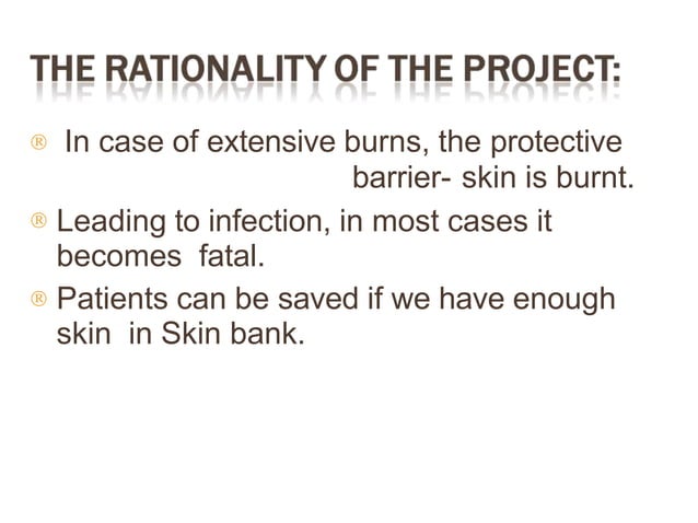 Skin banking | PPTX