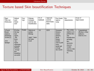 Skin beautification using golden ratio | PPT