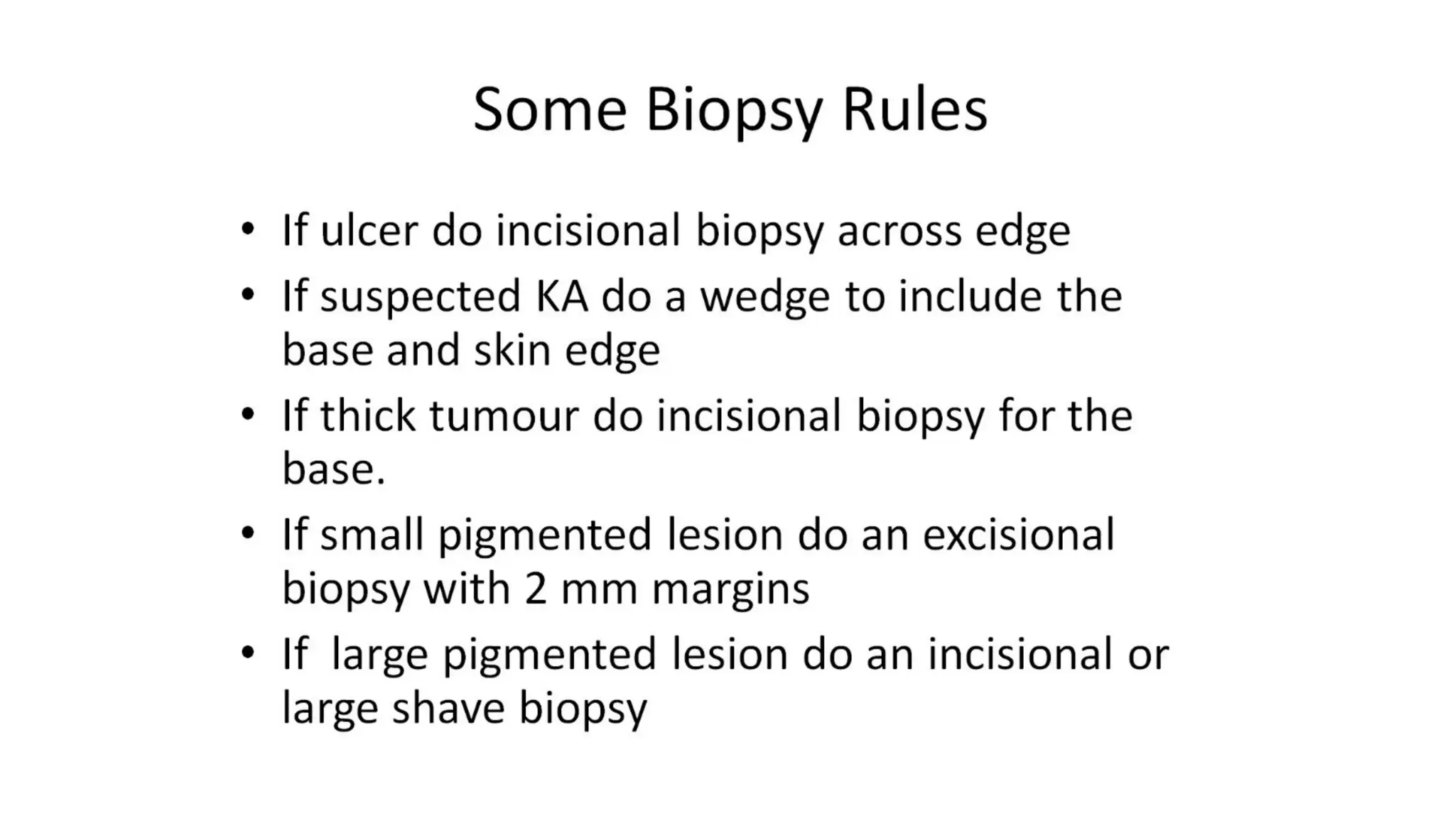 How and when to do a skin biopsy? Its indications, types sites | PPTX