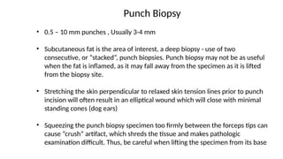 How and when to do a skin biopsy? Its indications, types sites | PPTX
