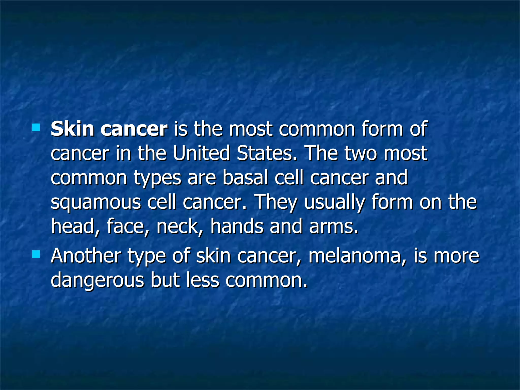 Skin Cancer | PPT