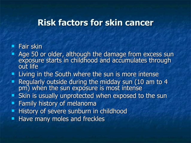 Skin Cancer | PPT