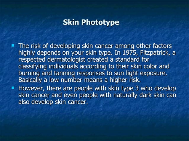Skin Cancer | PPT