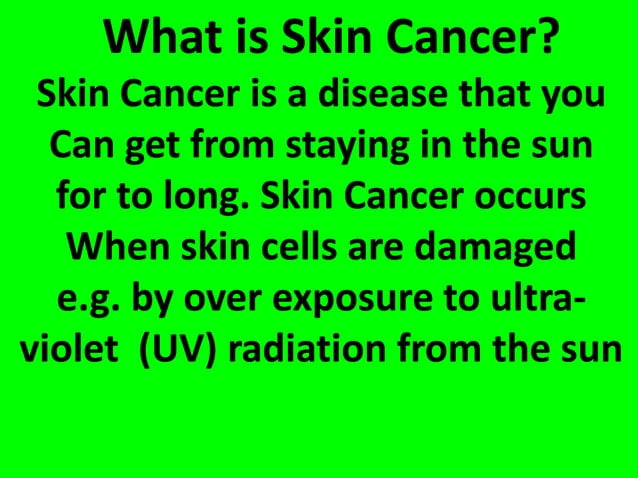 Skin cancer | PPT