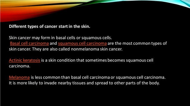 Skin cancer | PPT