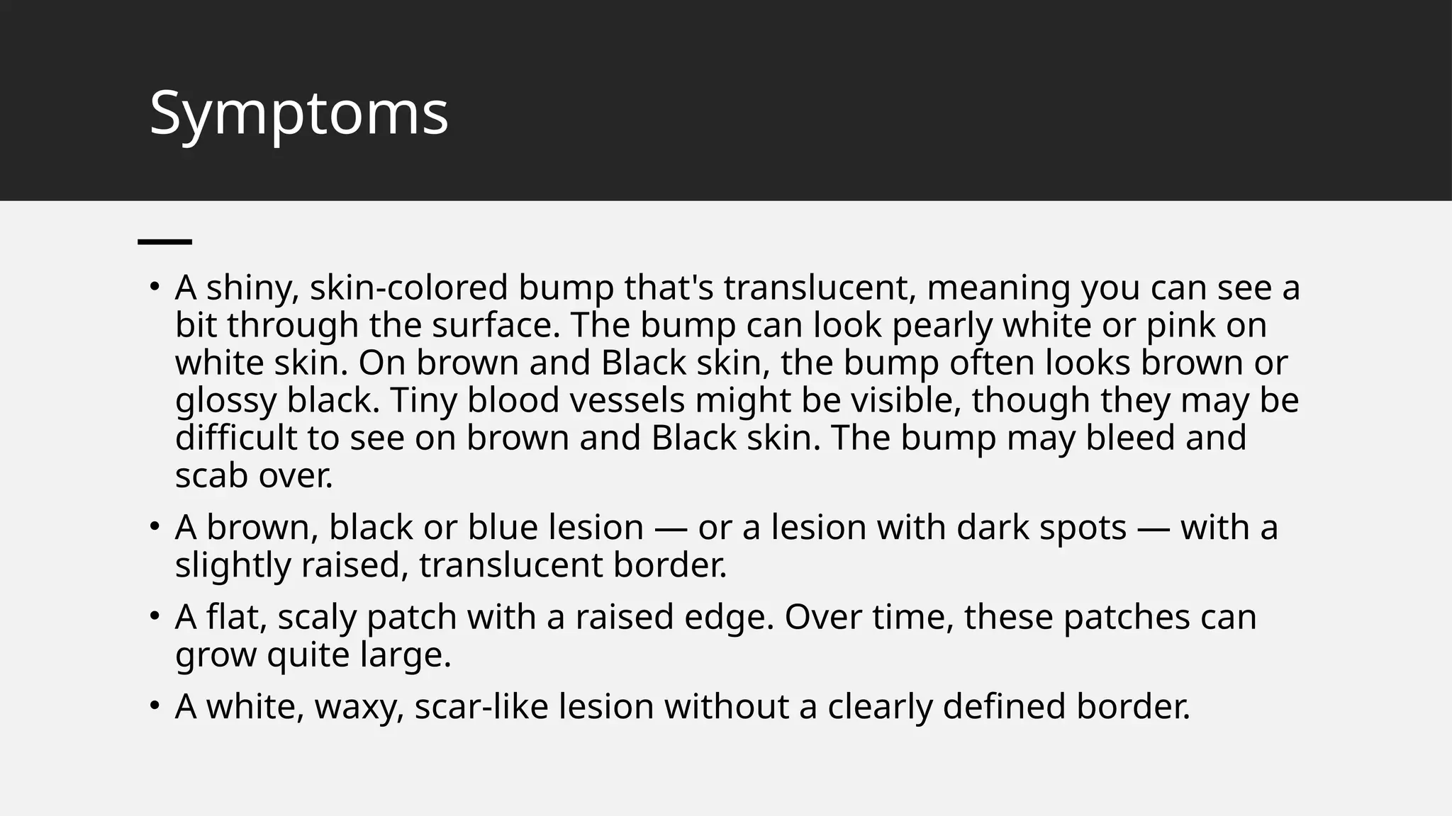 skin cancer non melanocytic dermatoscopy | PPTX