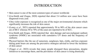 Skin cancer and uv light exposure relation.pptx