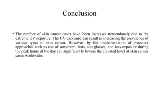 Skin cancer and uv light exposure relation.pptx