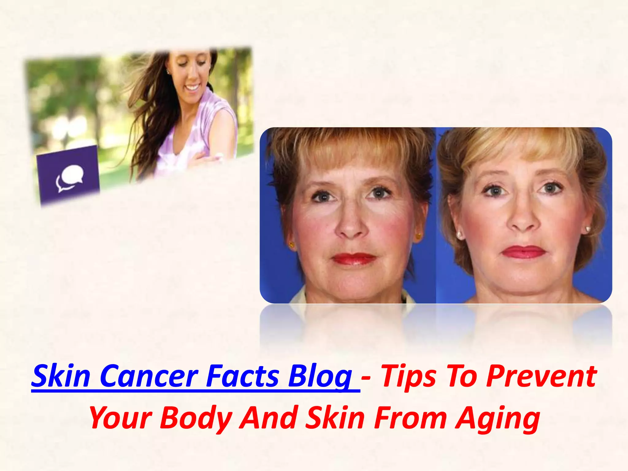 Skin cancer facts blog | PPT