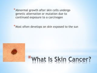 Skin cancer pp | PPT
