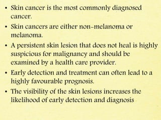 Skin Cancer disease detailed review and information | PDF