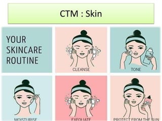 Skin care / Skin types / CTM / Skin tips | PPTX