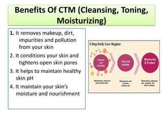 Skin care / Skin types / CTM / Skin tips | PPTX