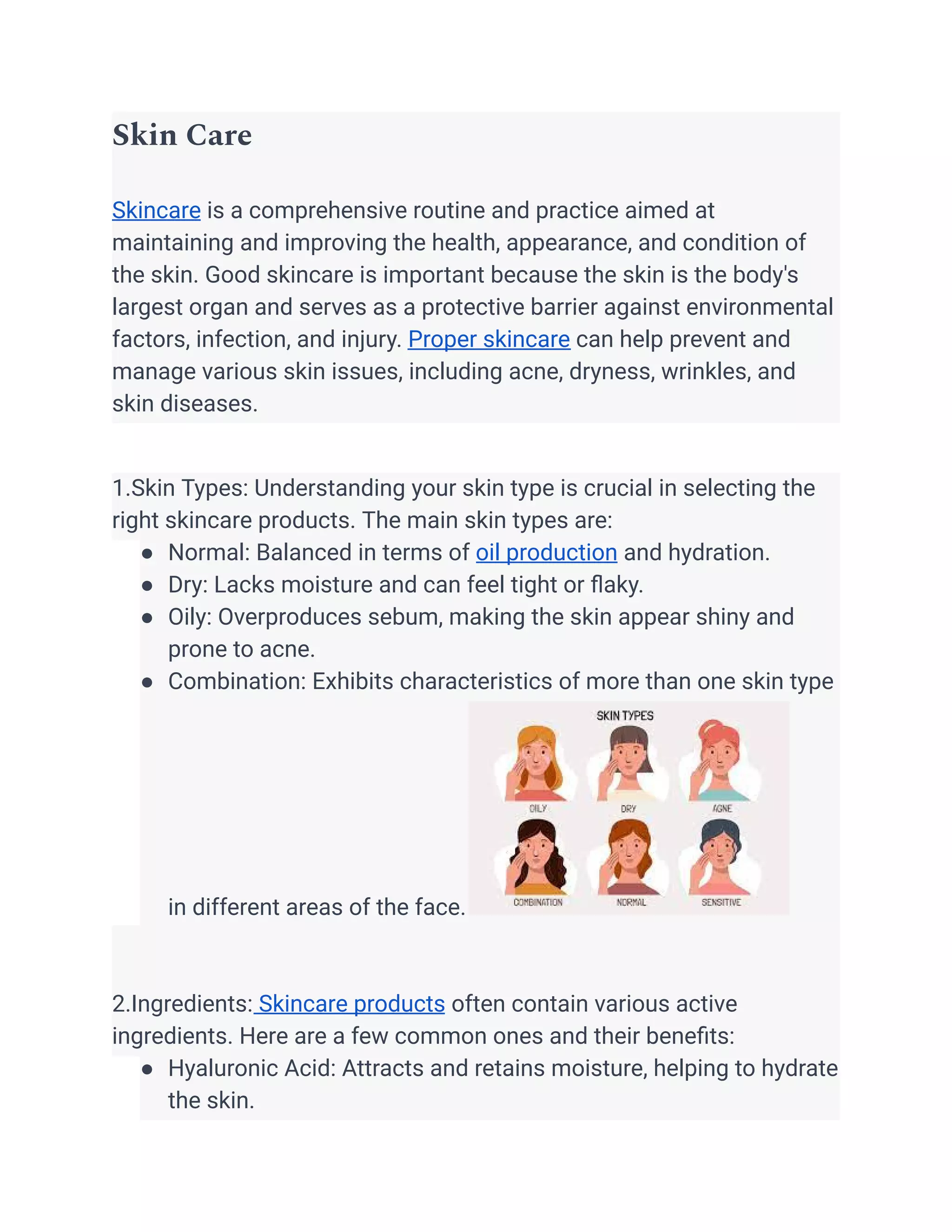 Skin Care | PDF