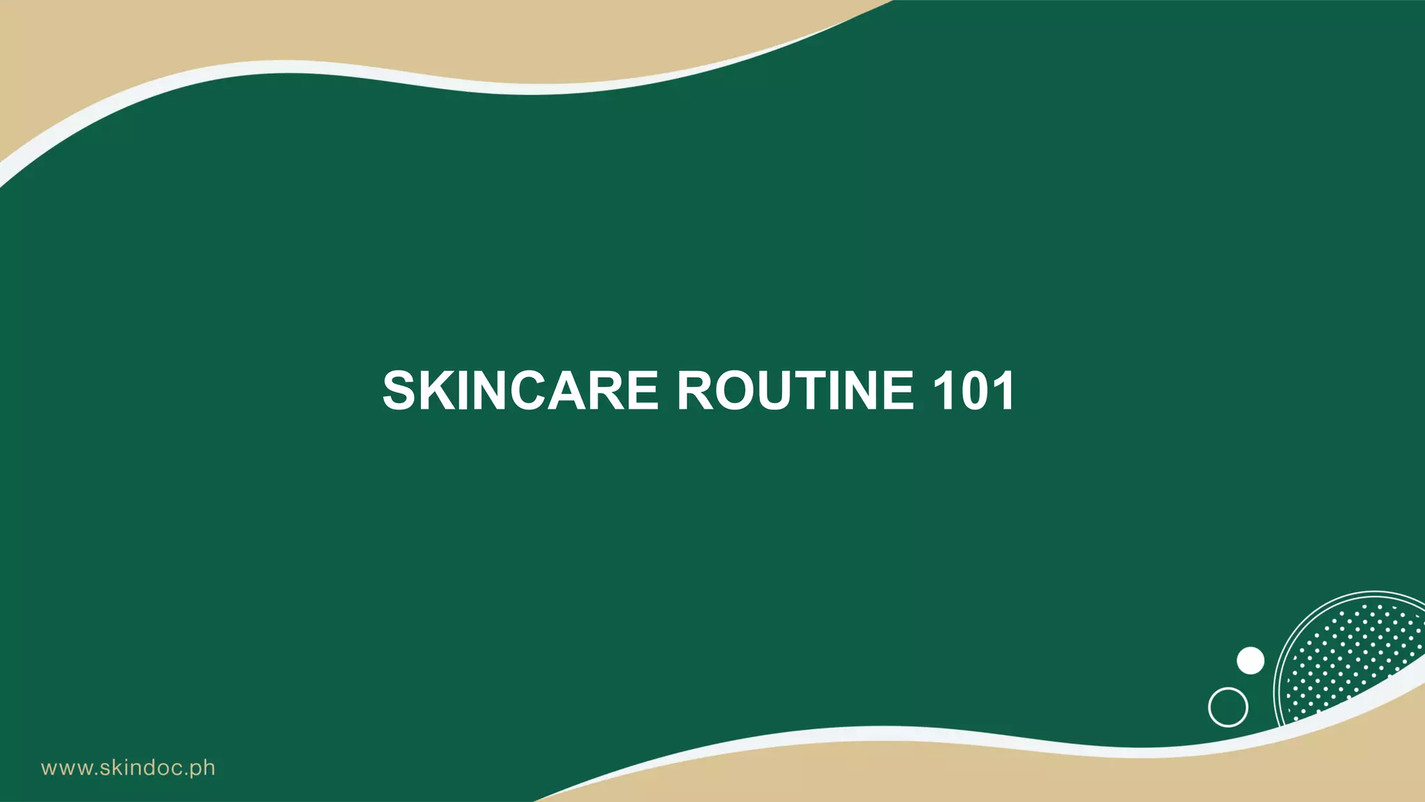 Skincare routine 101 | PDF