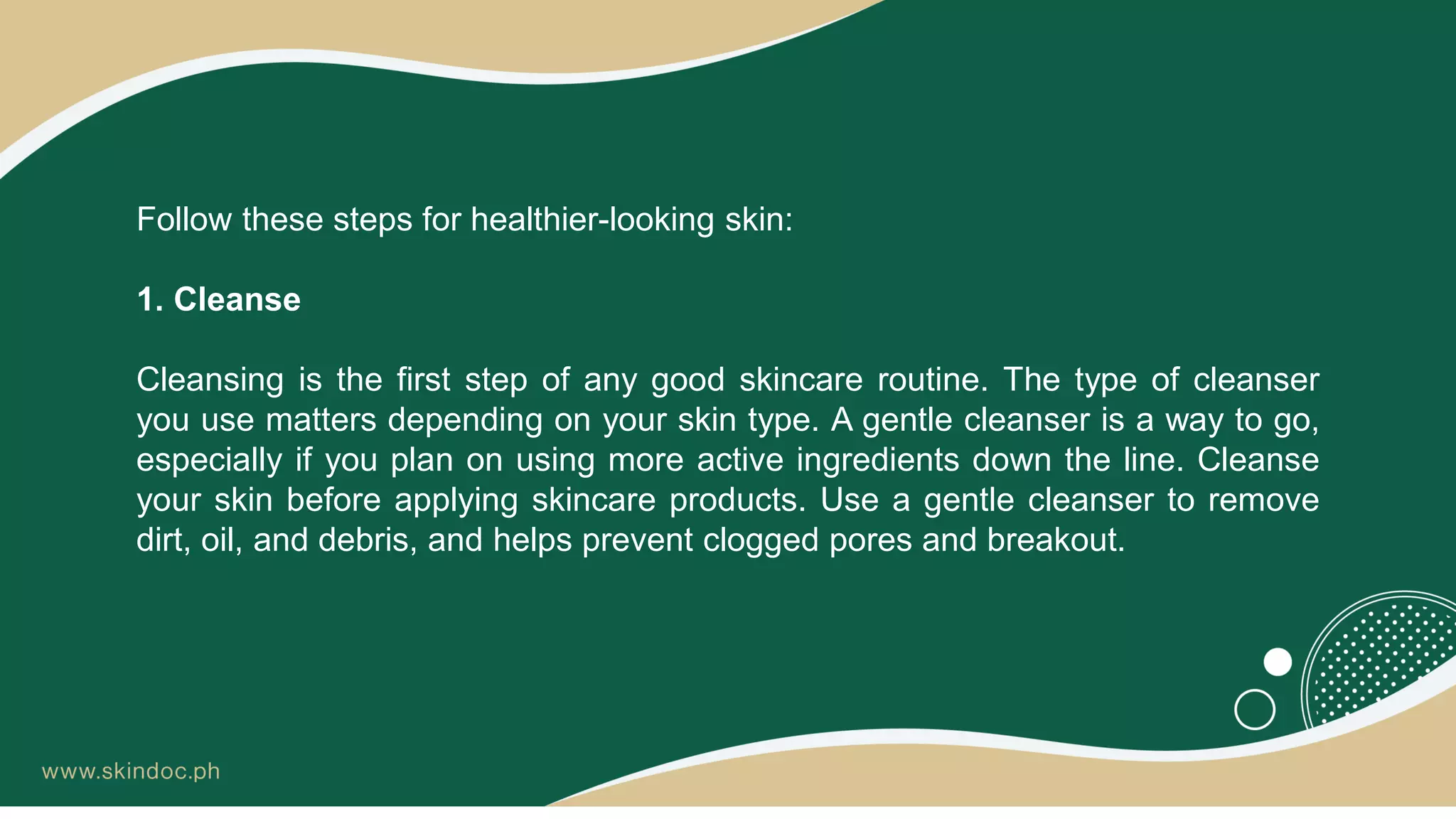 Skincare routine 101 | PDF